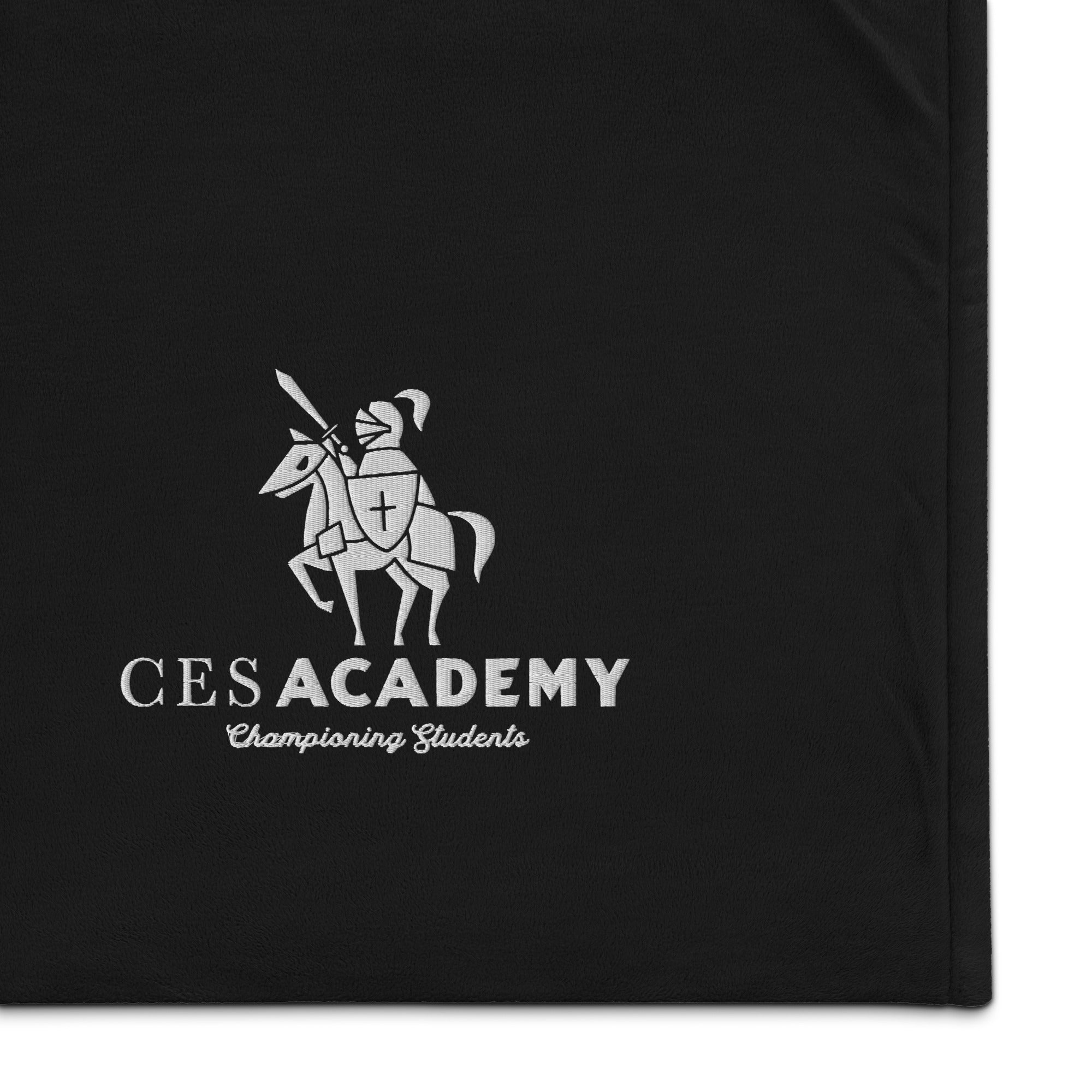 CES Academy Knights Premium Sherpa Blanket – CES Academy Store