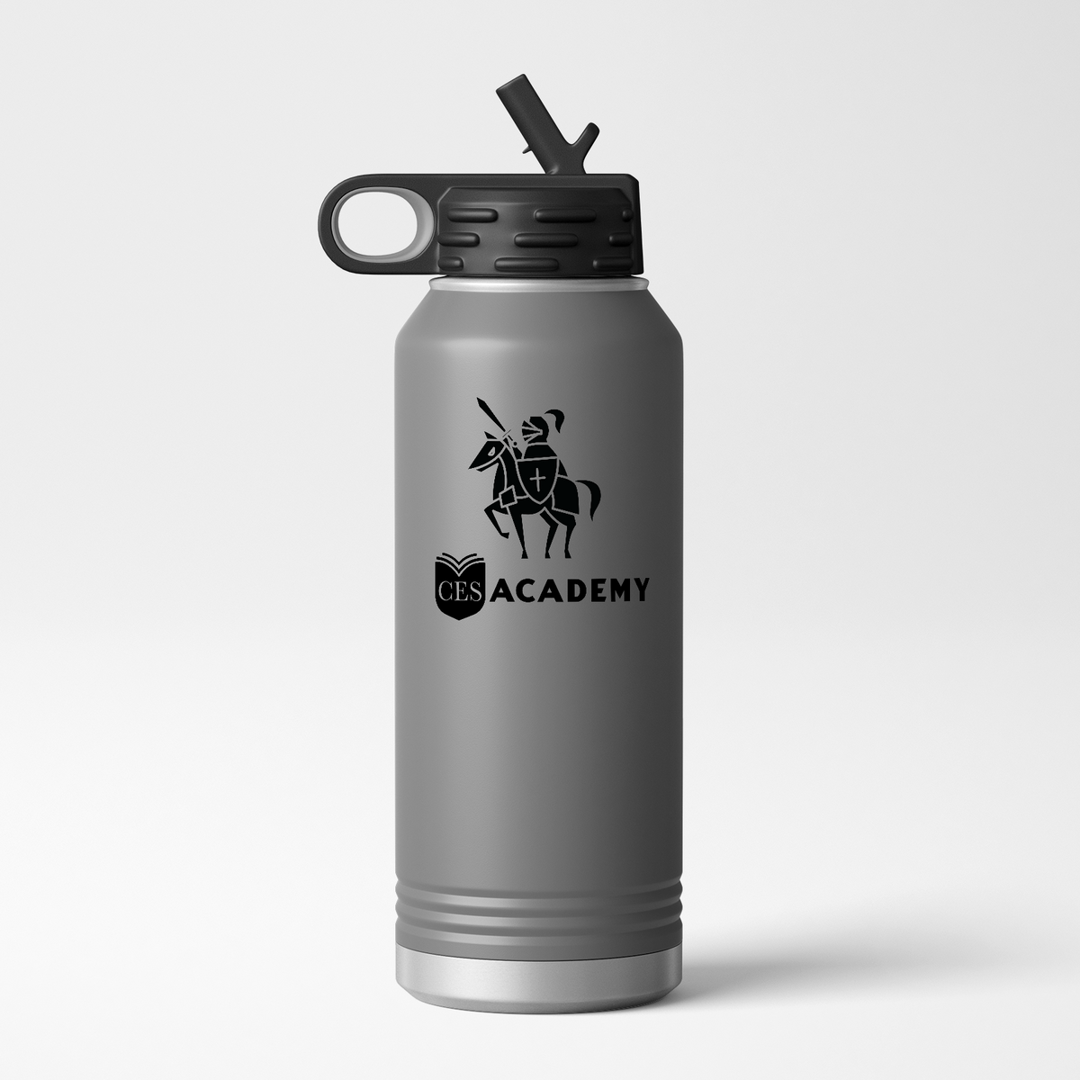32 oz. Gray Water Bottle – CES Academy Store